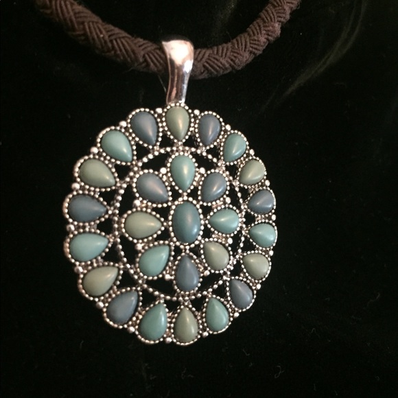 Chaps | Jewelry | Chaps Turquoise Look Necklace | Poshmark